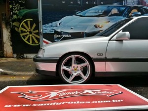 Omega CD rebaixado com rodas Volcano Rocket aro 20 « Carros DUB
