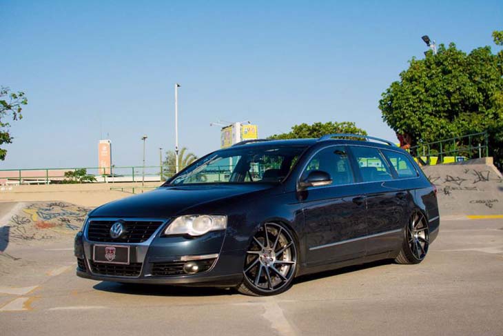 VW Passat Variant rebaixado com rodas Eclipse aro 20